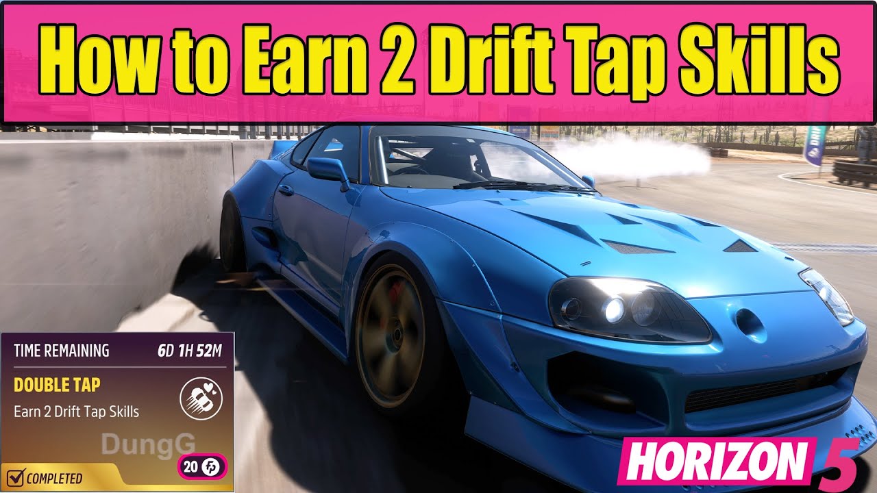 How to earn a drift tap skill in Forza Horizon 5 Double Tap Daily Challenge - YouTube