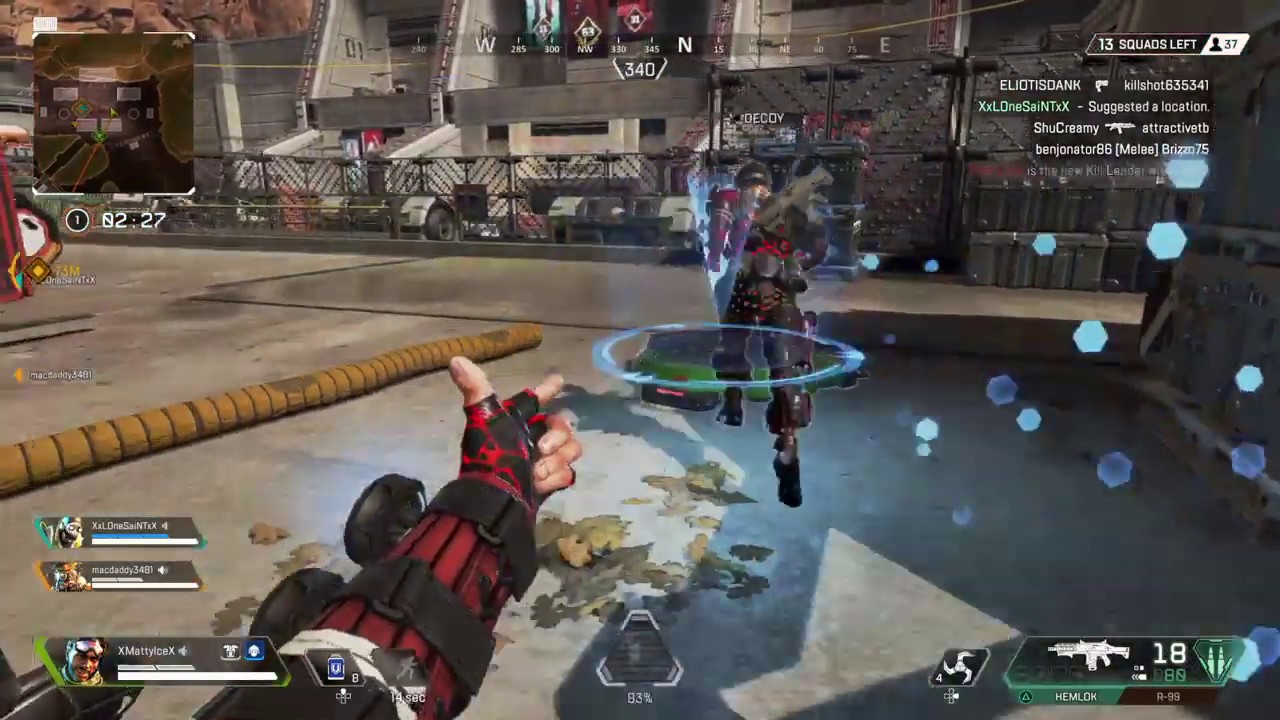 Mirage Decoys on Octane Launch Pads - Apex Legends - YouTube