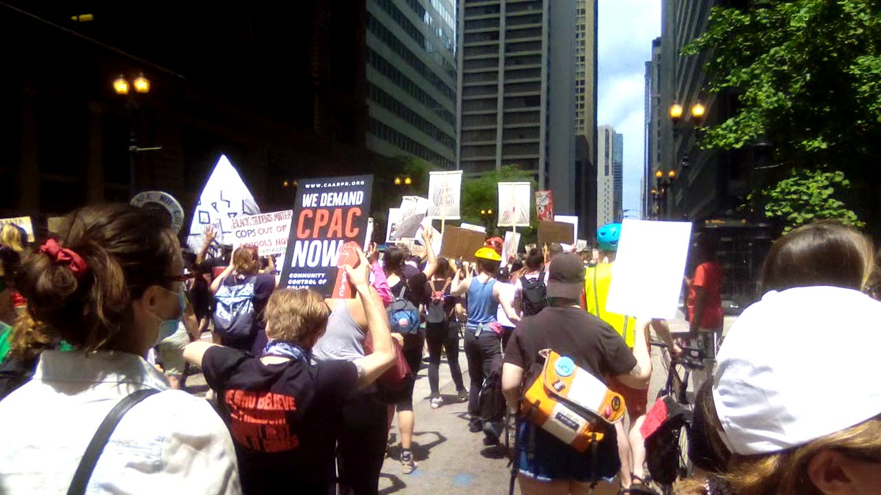 Deep Dish News BLM/CPD out of CPS protest (3 of 6) - YouTube