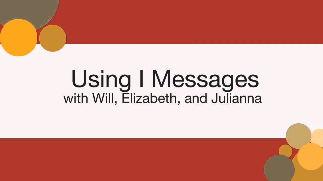Using I messages - YouTube