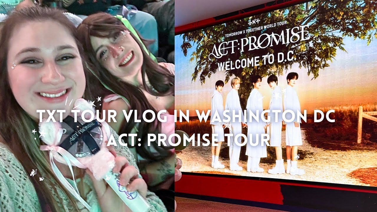 TXT Act: Promise Washington D.C. 2024 Tour Vlog - YouTube