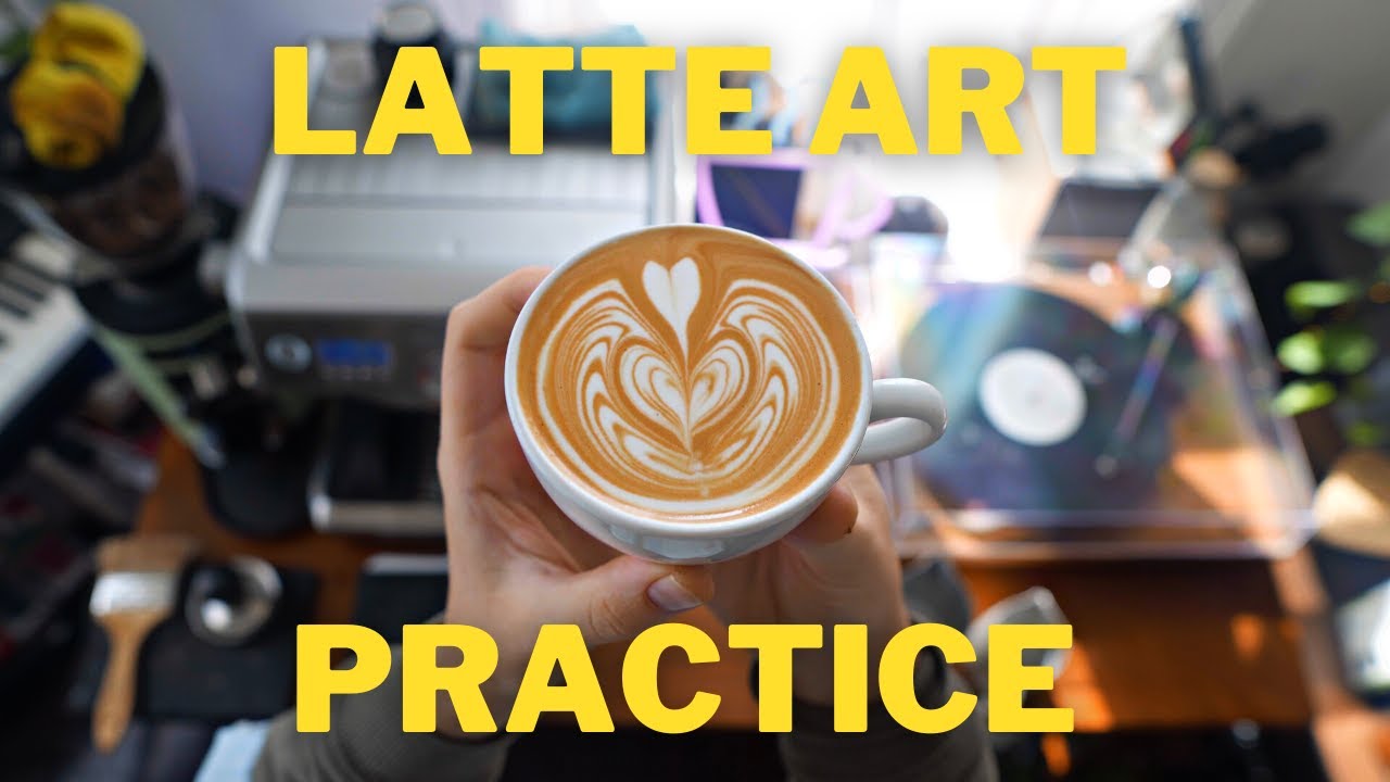 RELAX TO PRETTY LATTE ART - YouTube