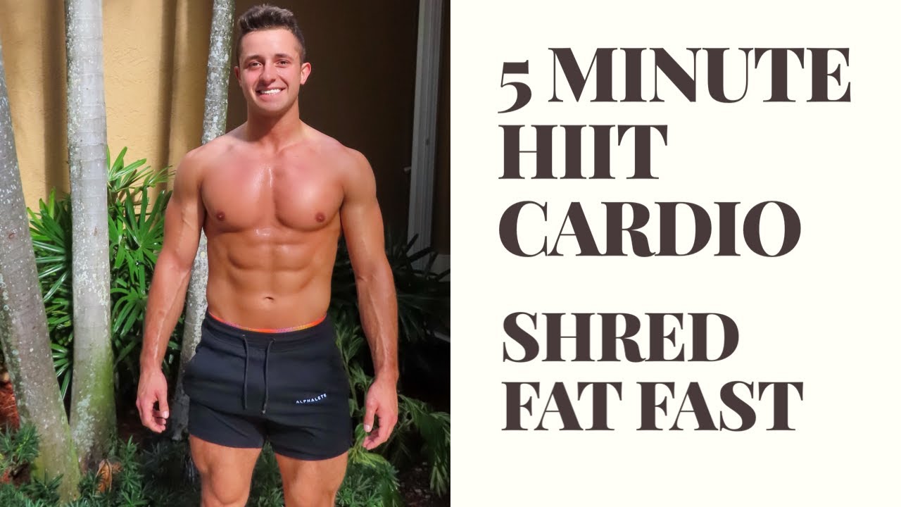 5 Minute HIIT CARDIO Workout (FOLLOW ALONG) - YouTube