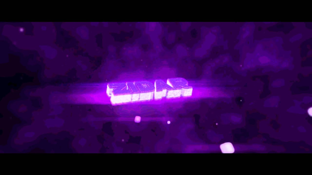 Purple Sync Blast Intro Template - YouTube