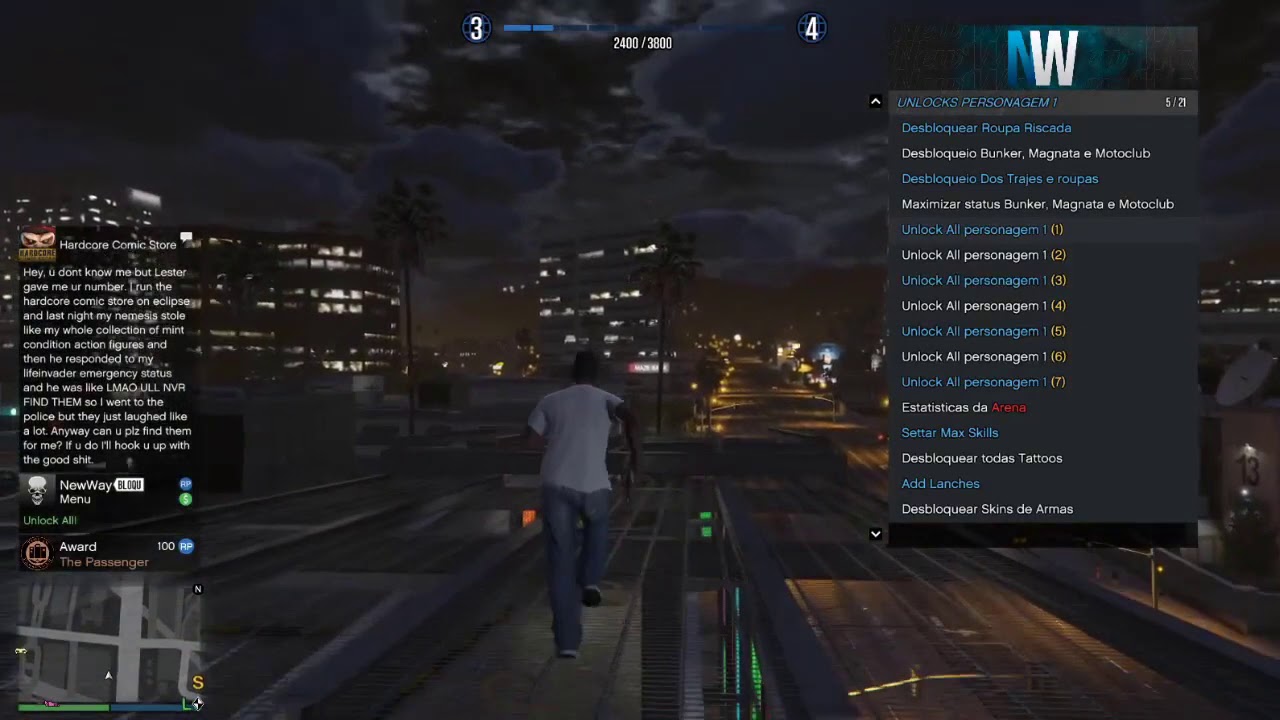 O Melhor Mod Menu da atualidade de GTA V Online (NewWay Mods) Free e ...