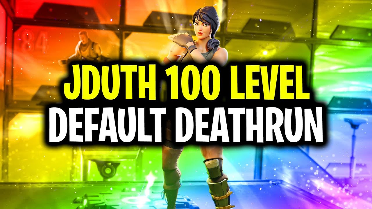 100 LEVEL DEFAULT DEATHRUN 🌈 OG PARKOUR (6829-1378-2440) FORTNITE ...