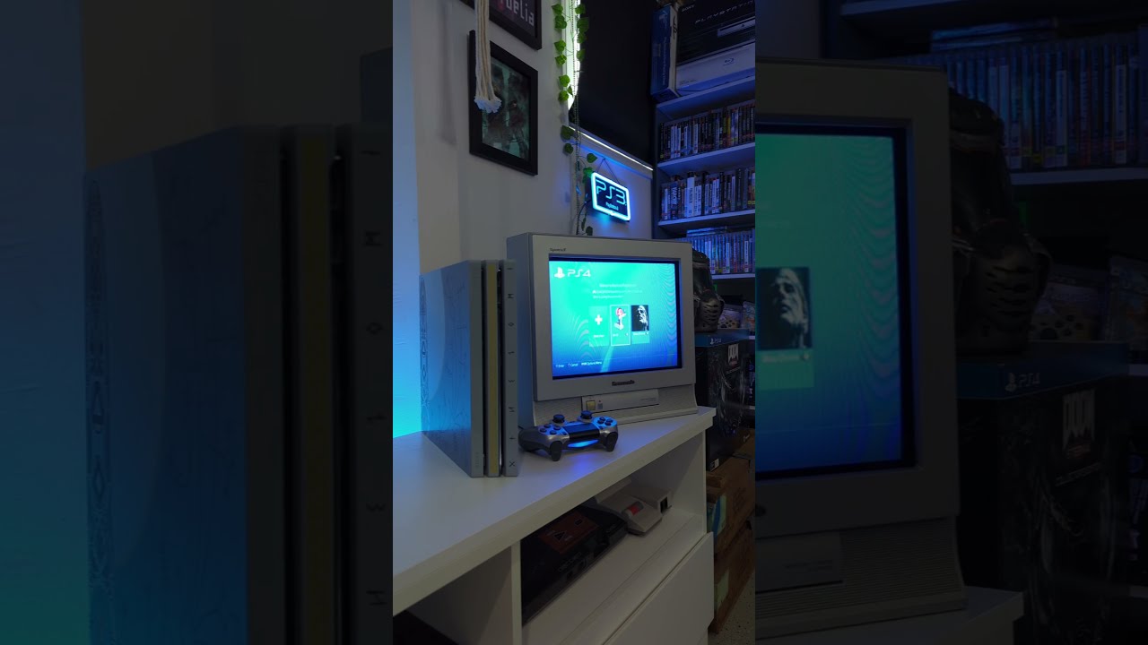 PS4 startup on a CRT crt ps4 shorts
