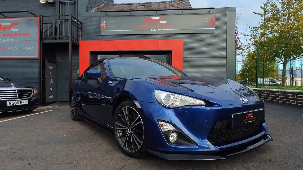 Derby Prestige Cars - Toyota GT86 - Blue with Maxton design styling ...