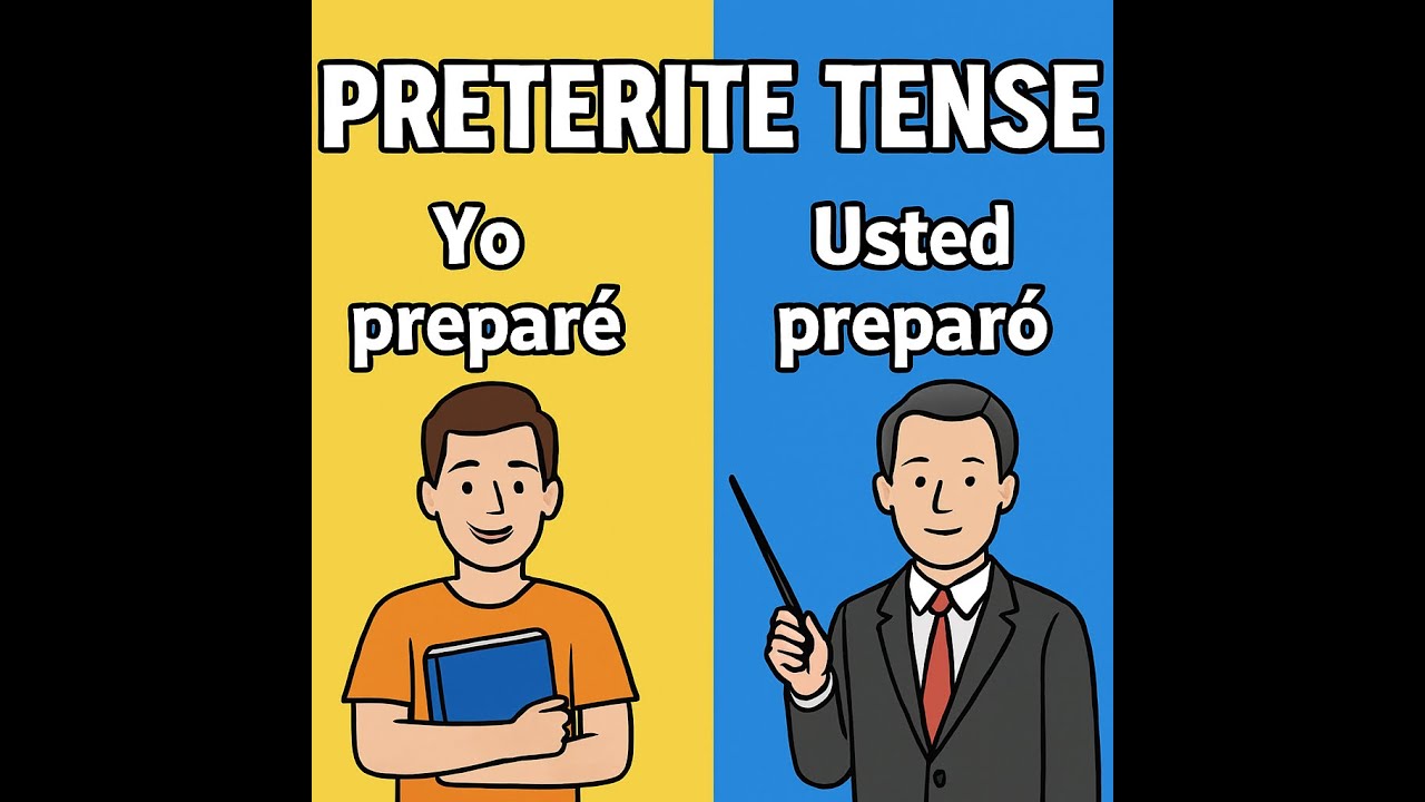 Preterite tense in Spanish. L-1 (Yo & Usted) form - YouTube