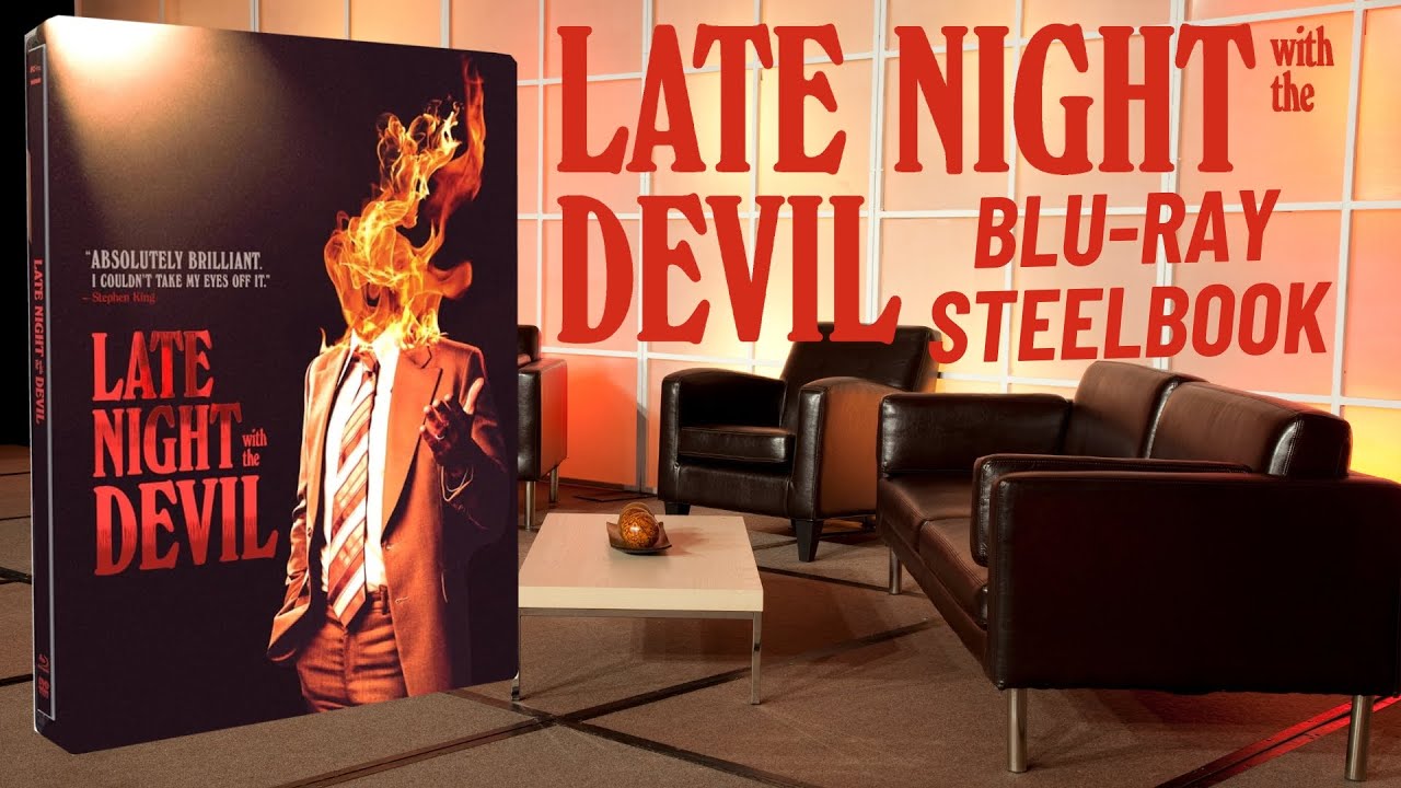 Late Night With The Devil Limited Edition Blu-ray Steelbook - YouTube