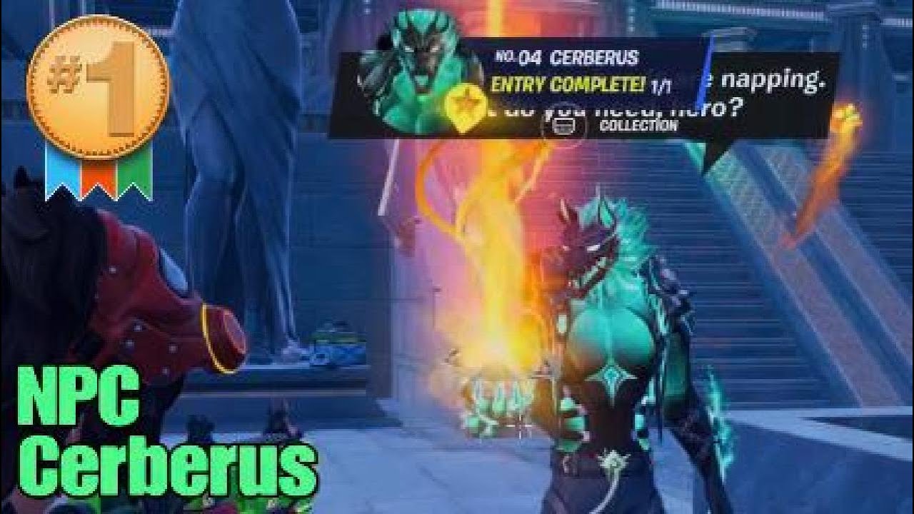 Where to Find Fortnite NPC Cerberus - Fortnite Chapter 5 Season 3 - YouTube