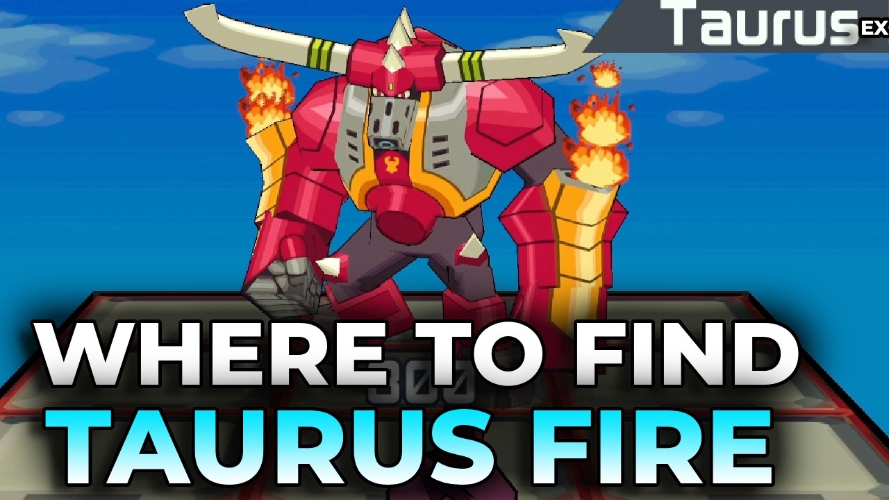How to Fight Taurus Fire EX Mega Man Star Force - YouTube