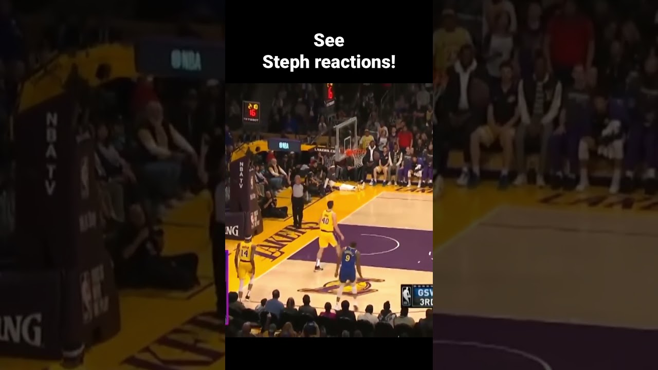 Slip and airball! Such a cutie of Steph Curry reactions # #nba # ...