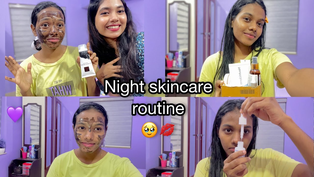 Night Skincare Routine 💜🥹requested one 💁🏻‍♀️🧴 - YouTube