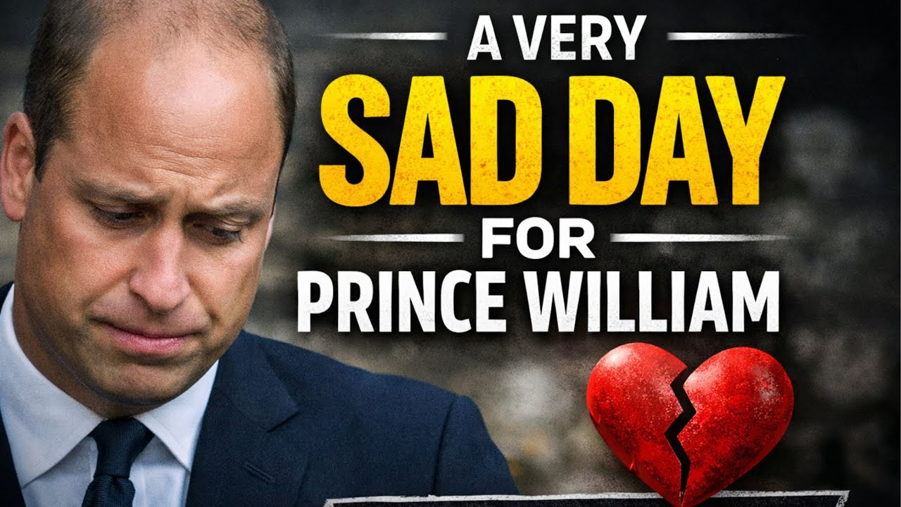 A Very Sad Day for Prince William — Royal Fans Left Heartbroken - YouTube