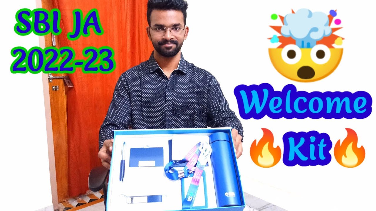 SBI JA WELCOME KIT UNBOXING | THE DREAM KIT 💓| By :Tilak🔥 - YouTube