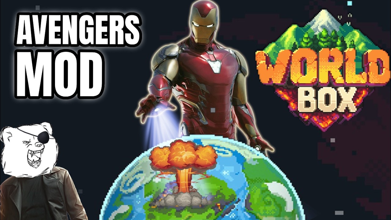 The Avengers Become EVIL in Worldbox - YouTube