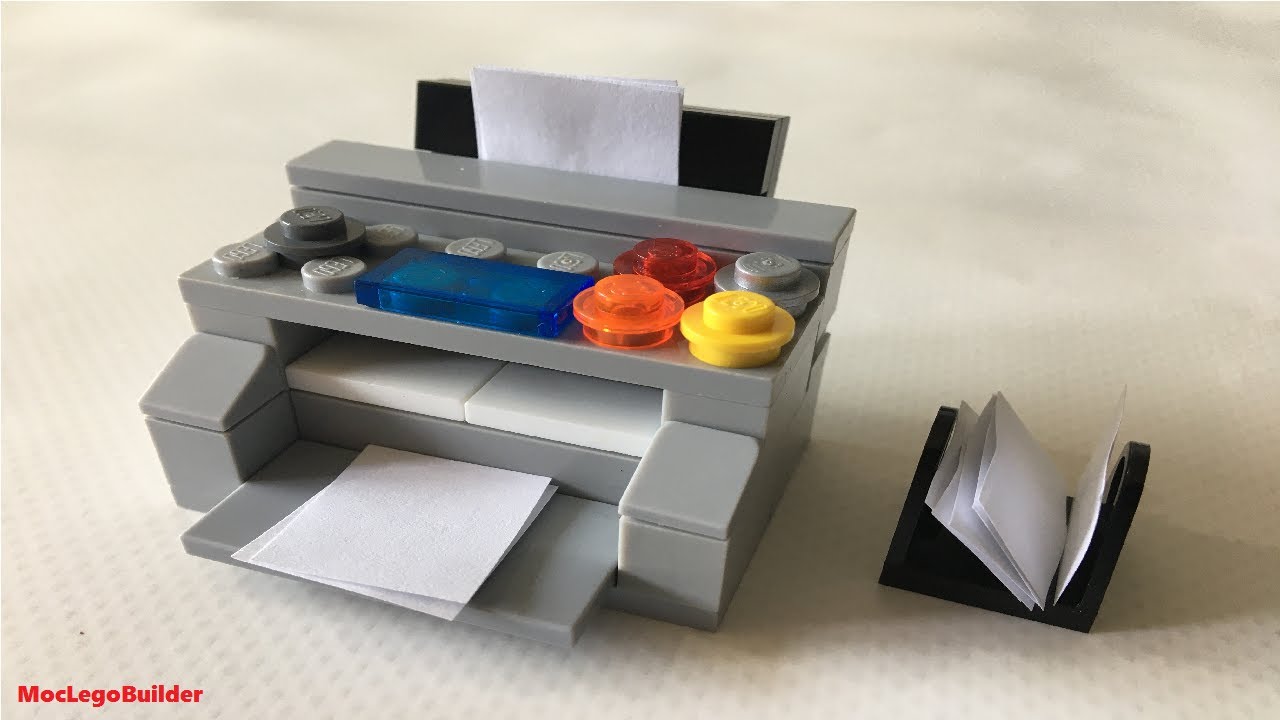 How to Build a Mini Lego Printer | MOC - YouTube