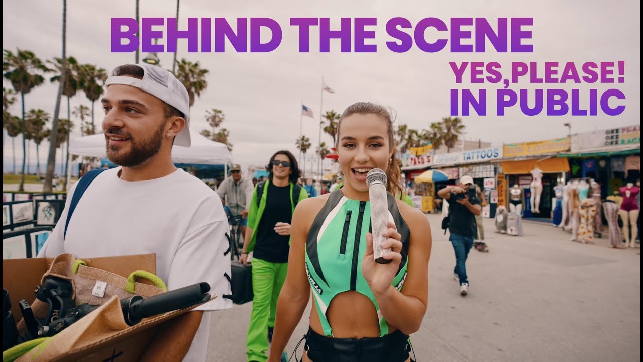 Behind the scene of Yes, Please! in public - YouTube
