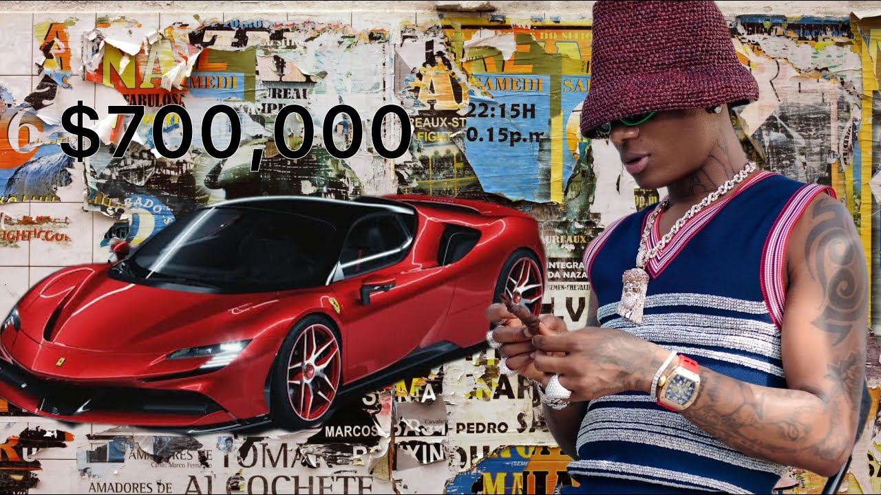 Wizkid cruises his Ferrari SF90 Stradale to Sheyman’s Secrets Palace ...