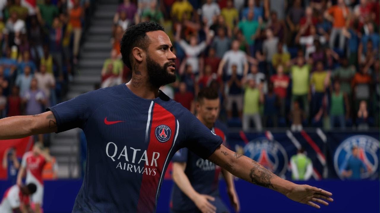 Fc 24 Paris SG 4 3 AS Monaco - YouTube