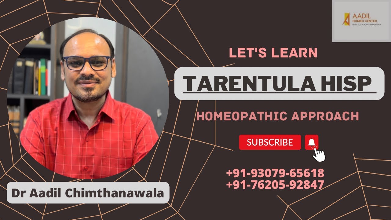 ADHD | DIABETES | PARKINSONS | TARENTULA HISPANICA | Dr Aadil ...