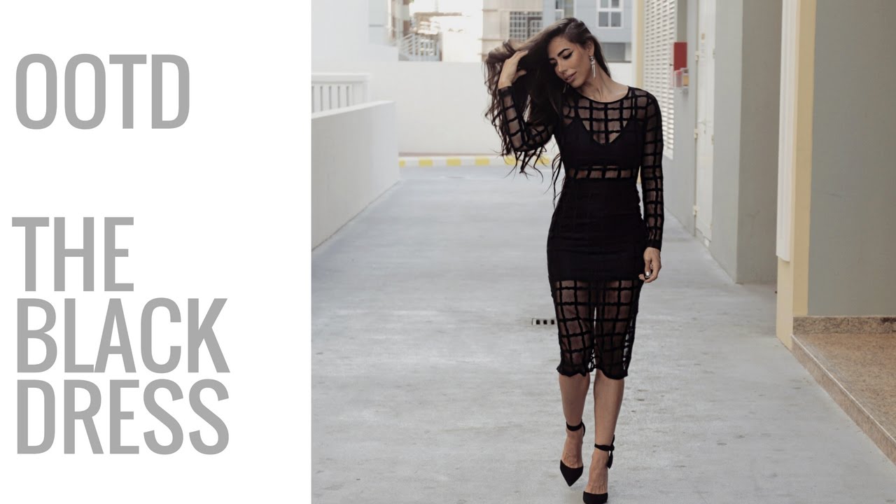 The Black Dress for a night out ! - YouTube
