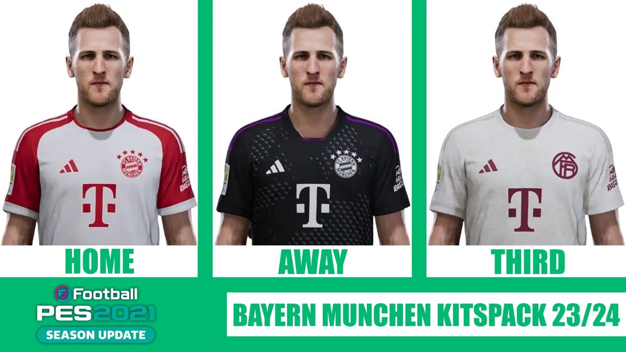 eFootball PES 2021 - BAYERN MUNCHEN KITSPACK 23/24 (UPDATE 08/10/23) 🆕 ...