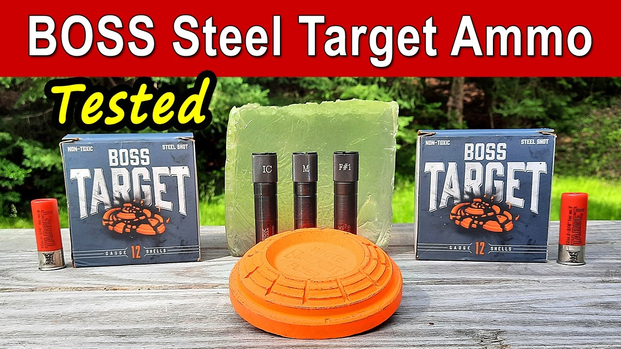 BOSS Steel Target Ammo #7 vs. #8 TESTED – Best Choke Constriction - YouTube
