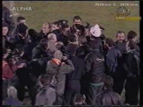 2002 παναθηναικος - ολυμπιακος πολλα επεισοδια, αγριο ξυλο στον ...