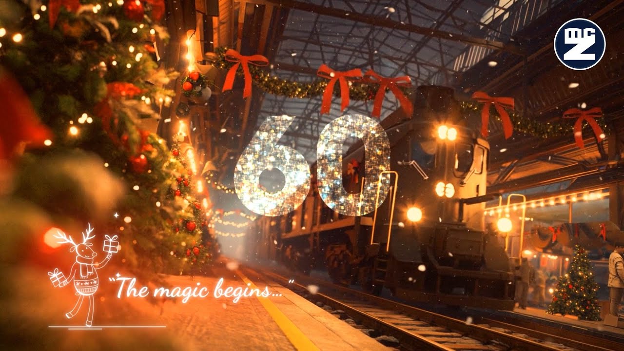 🎄 60 Second Christmas Countdown • Magical Holiday Timer 60–0 in Festive ...