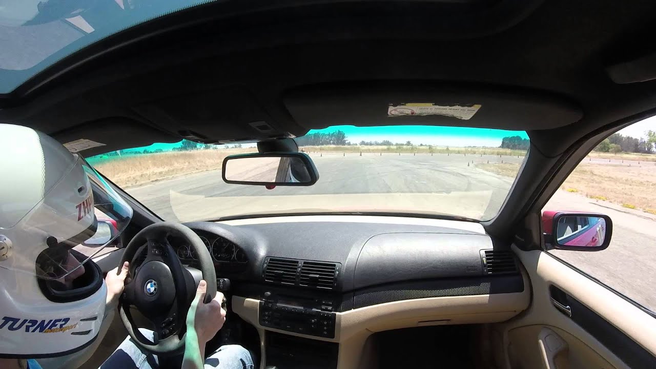 BMW E46 ZHP Autocross - ESCA - Santa Rosa Airport - May 2015 - 6 - YouTube