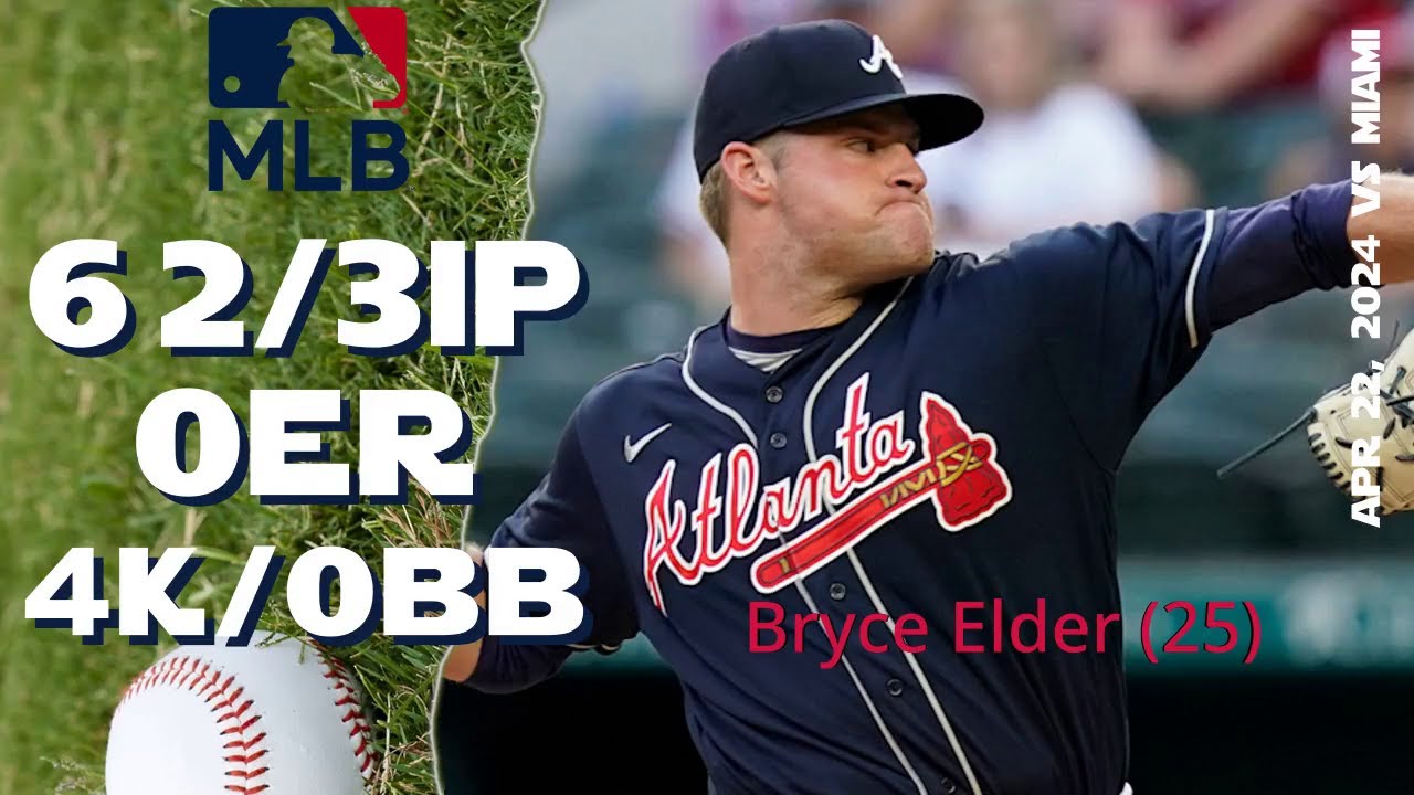 Bryce Elder, April 22, 2024 | MLB highlights - YouTube