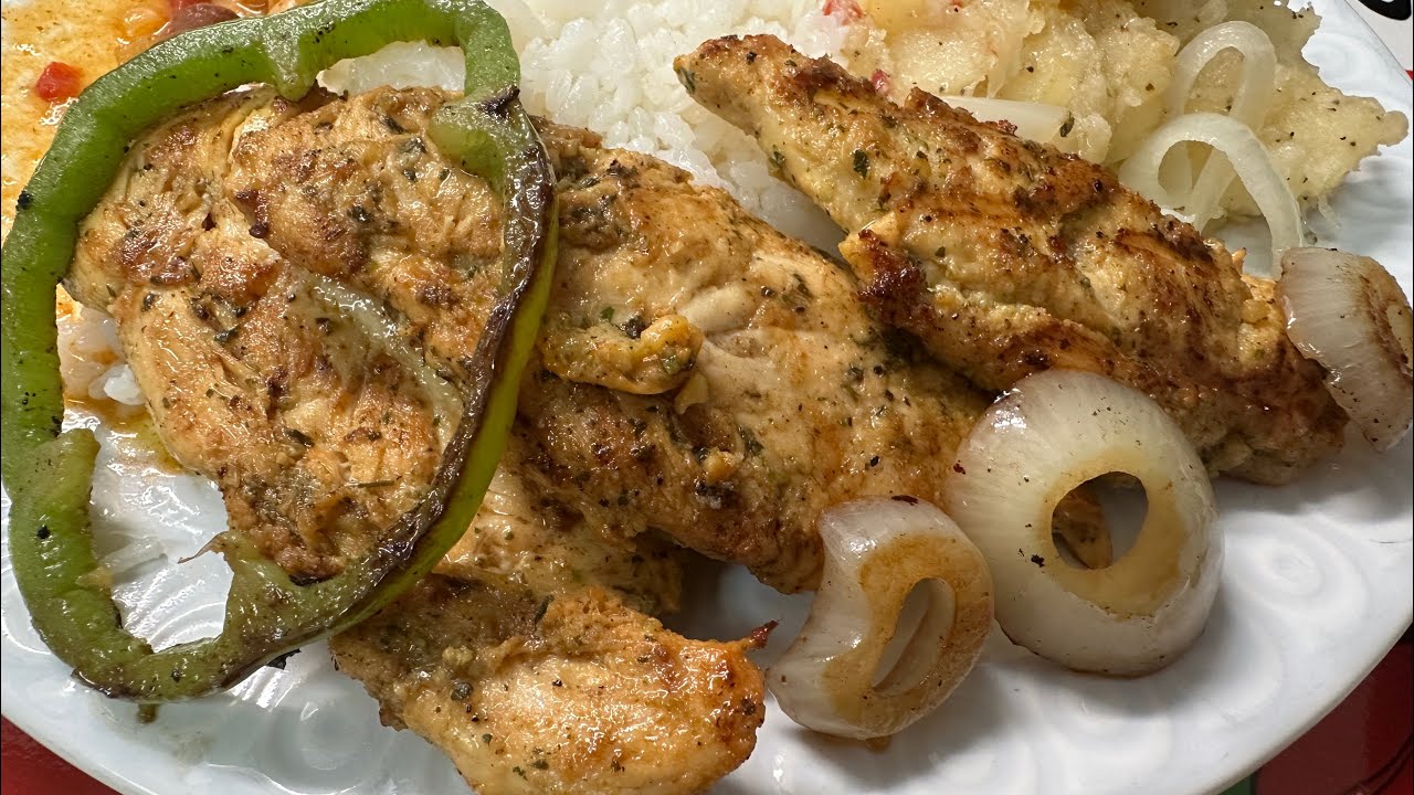 Puerto Rican Pan Seared Chicken | Pollo a La Parrilla Mari's Cooking ...