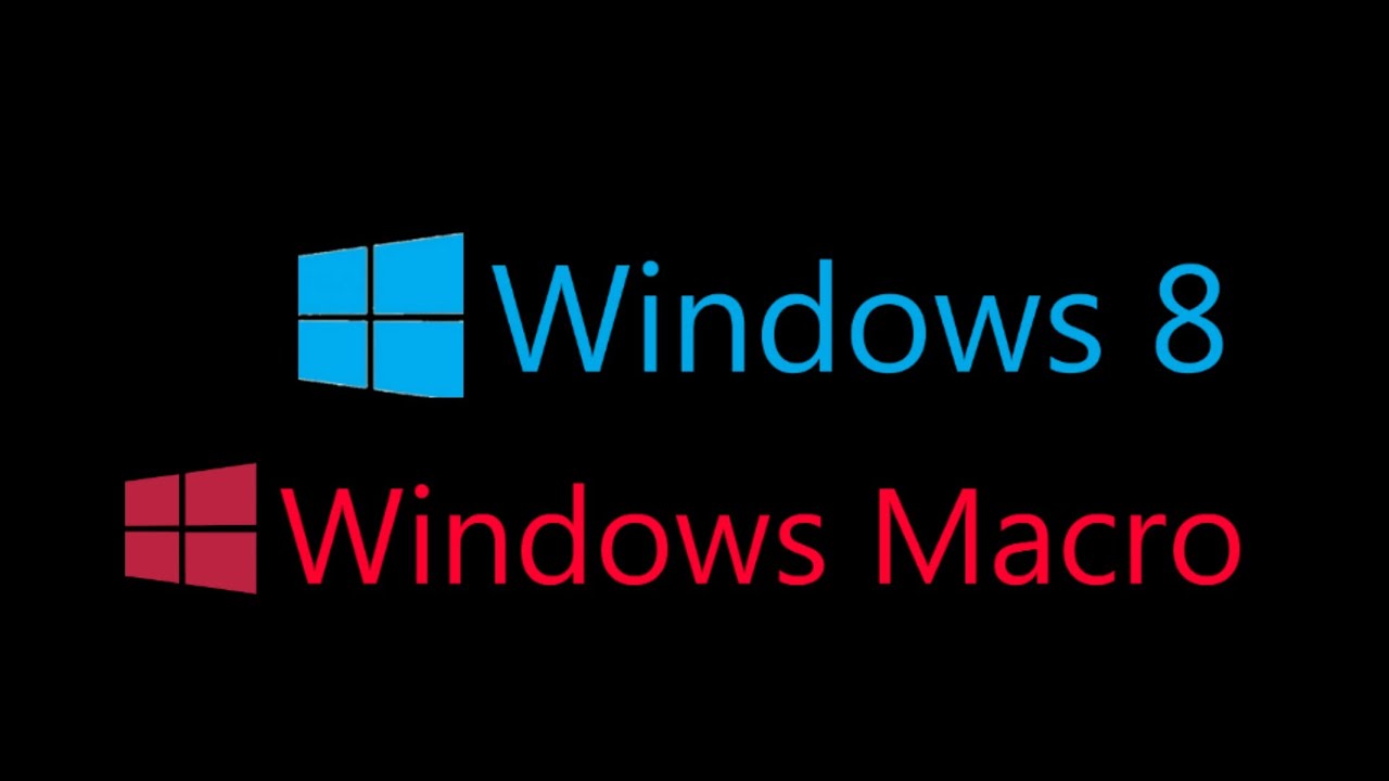 Windows Macro New Logo Font - YouTube