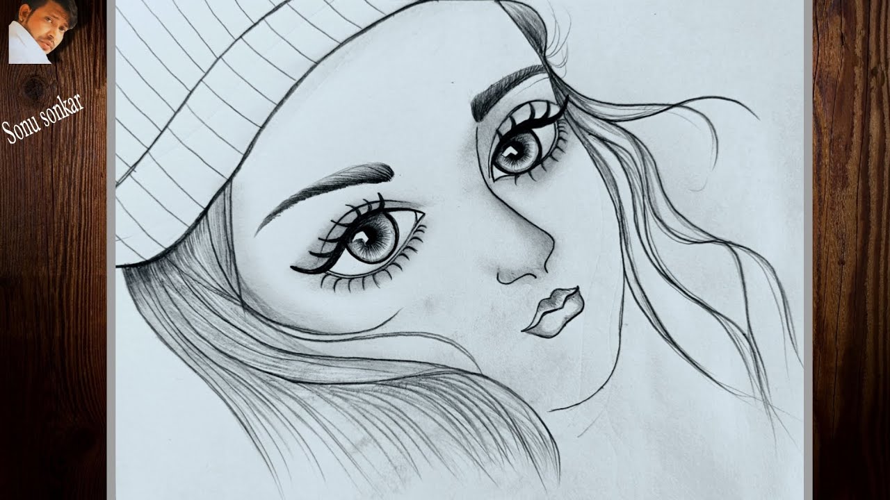 A Cute Face - Drawing Tutorial || How to draw a girl - Step by step ...