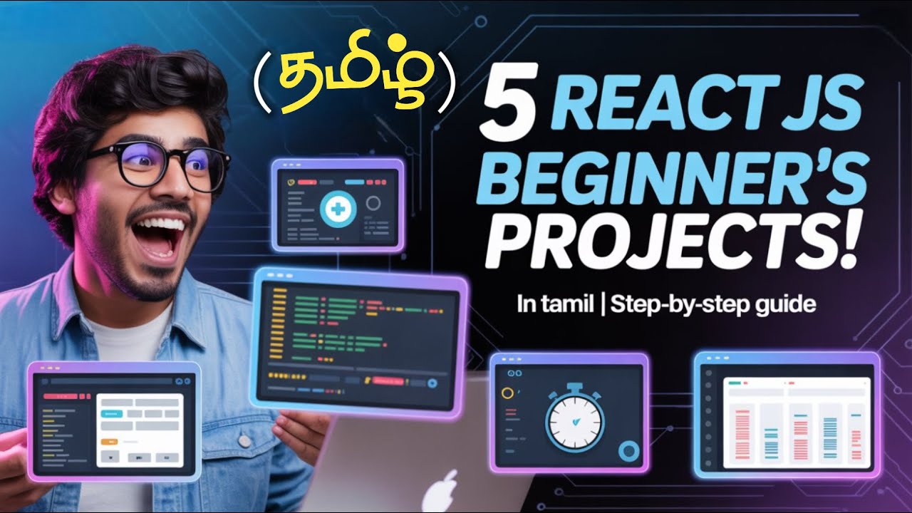 5 Beginners React Js Projects In Tamil Build And Learn React Basics 2202