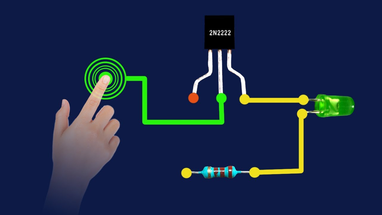 how to make touch sensor at home | Electro Experiment - YouTube