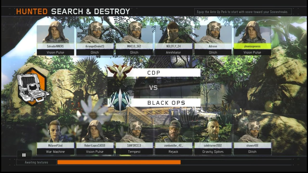 Fragcamp Ep112: COD BO3 SnD on Hunted Map with Vision Pulse (Chris Pena ...