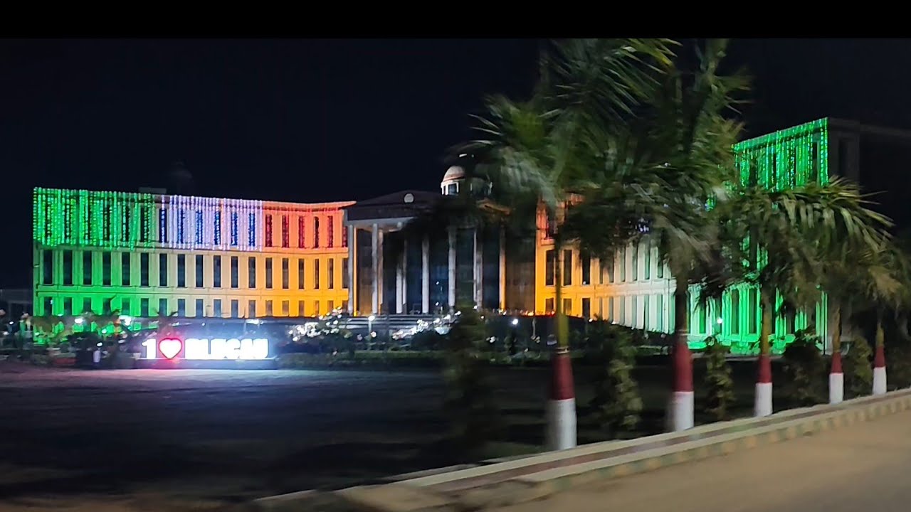 RLBCAU Campus Jhansi|| Night View || Republic day 2025 #rlbcau #jhansi ...