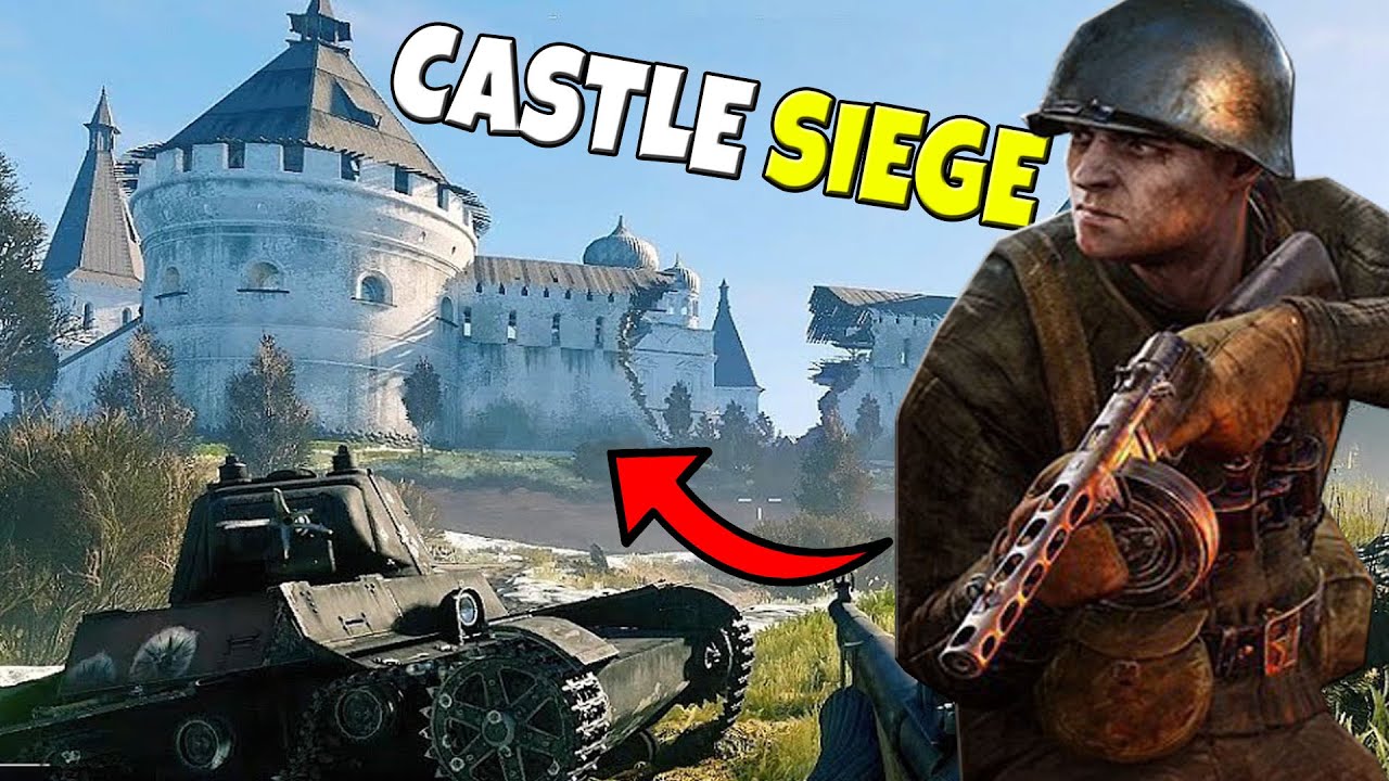 Siege of New RUSSIAN CASTLE Defenses in WWII! - Enlisted Game - YouTube