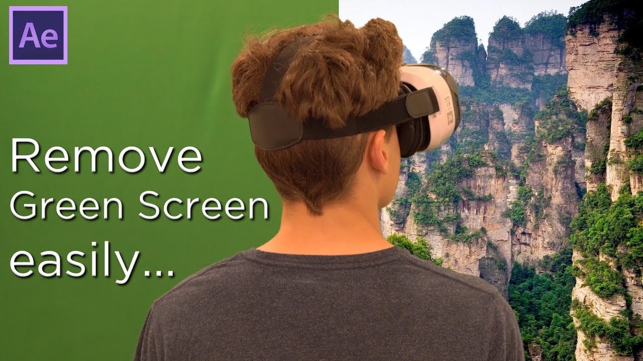 After Effect Tutorial | Easily Remove Green Screen & Color Matching ...