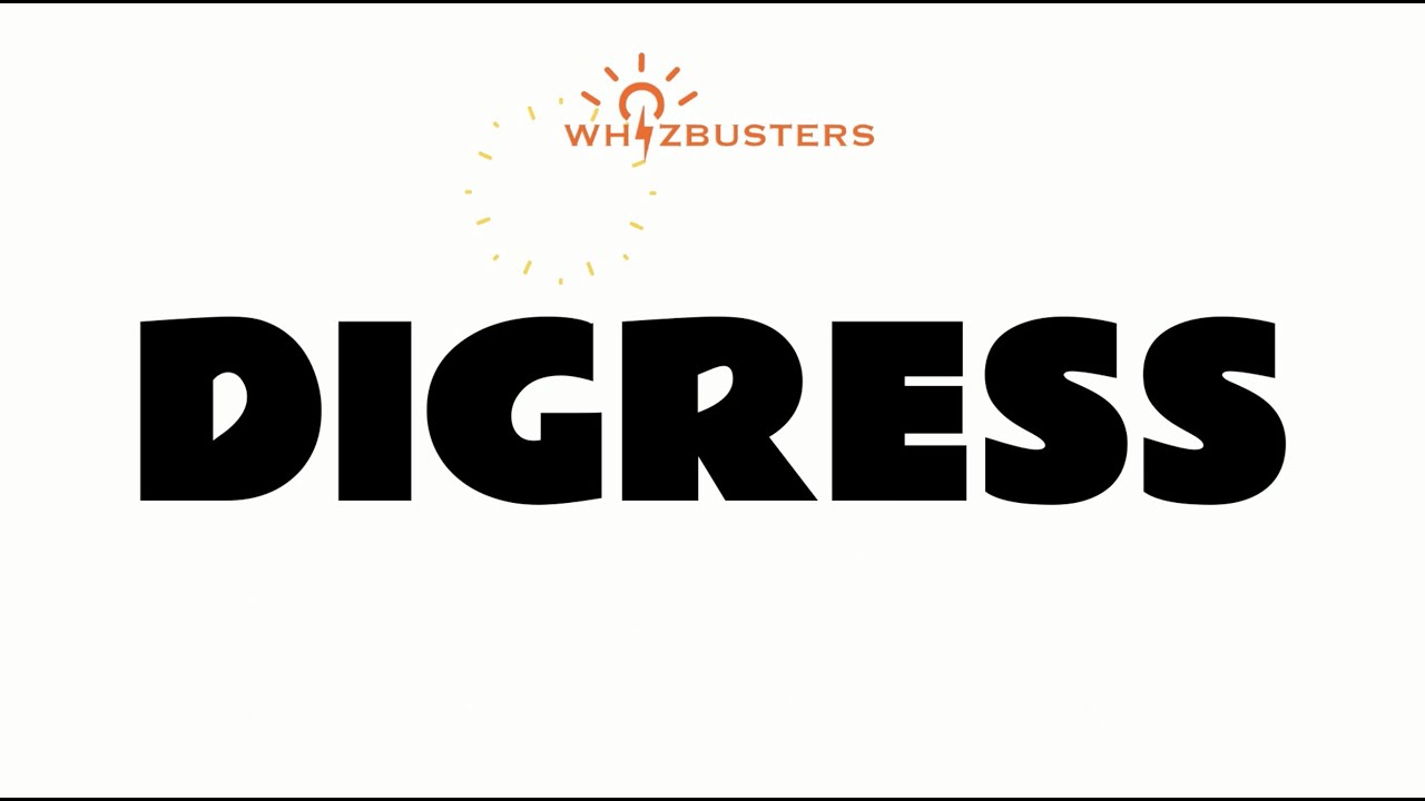 DIGRESS (verb) Meaning with Examples in Sentences | GRE GMAT LSAT SAT ...