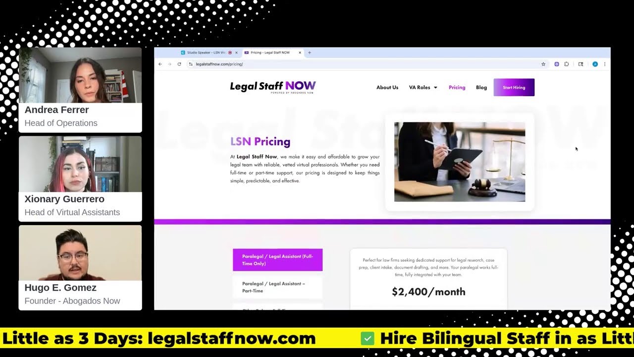 We Started a Legal Staffing Service - YouTube