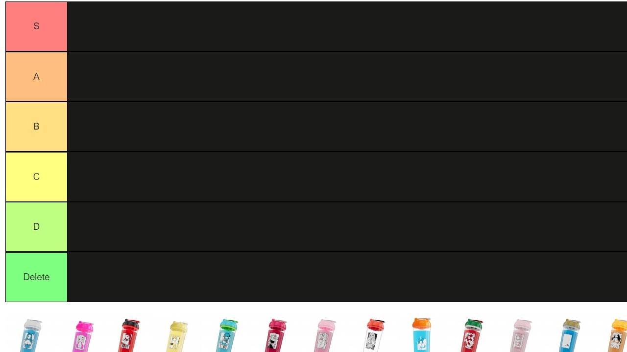 GamerSupps Cup Design Tier List : OPINIONATED - YouTube
