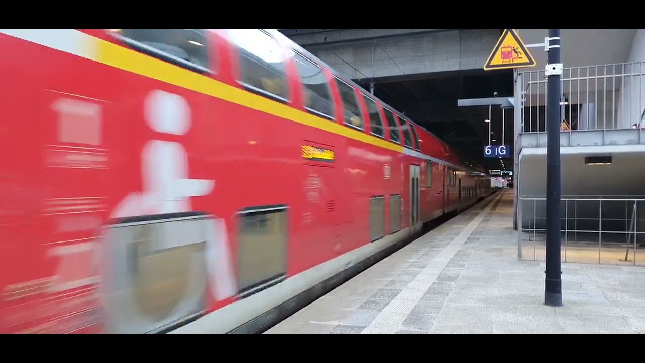 Ausfahrt RE 3 mit Baureihe 147 in Berlin Südkreuz auf Gleis 6 - YouTube