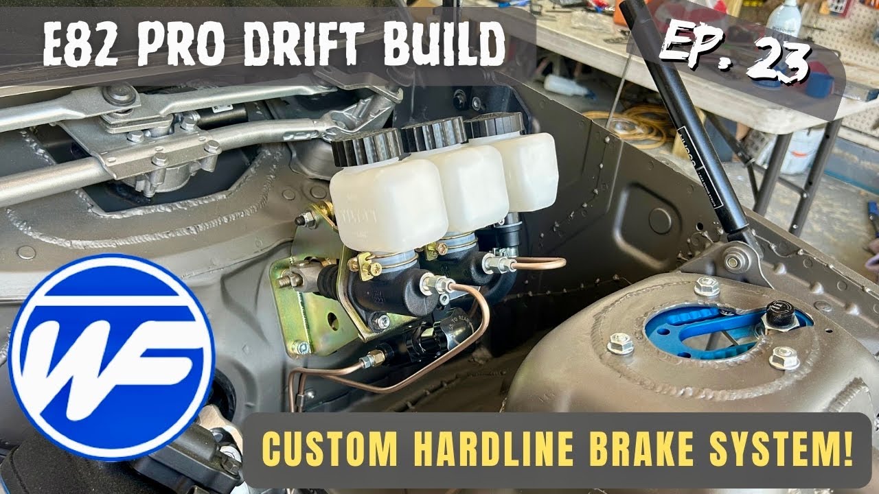 E82 Pro drift build. Custom hardline brake system and wisefab handbrake ...
