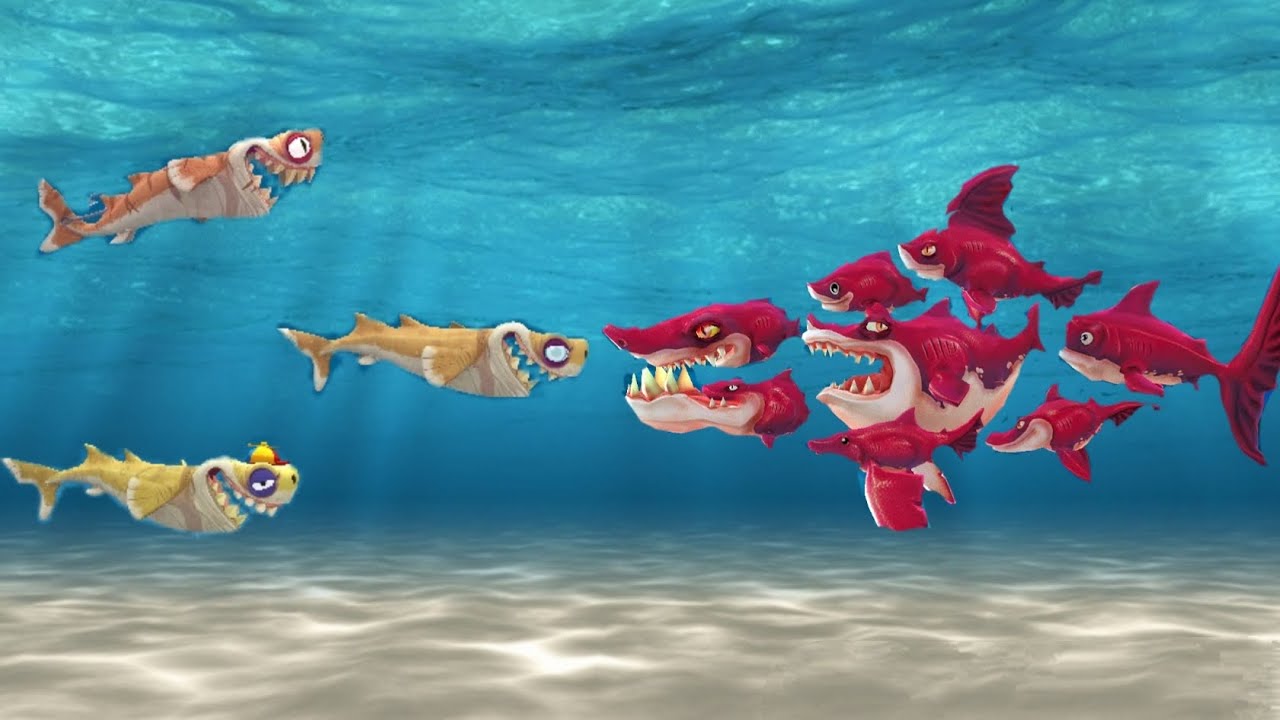 Hungry Shark Evoulution Fin Fin finny vs Hungry shark world Kaçıklar ...
