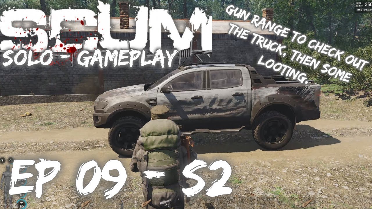 Scum - Solo Game Play - Ep9 - S2 - Gun Range, checking out the Truck ...
