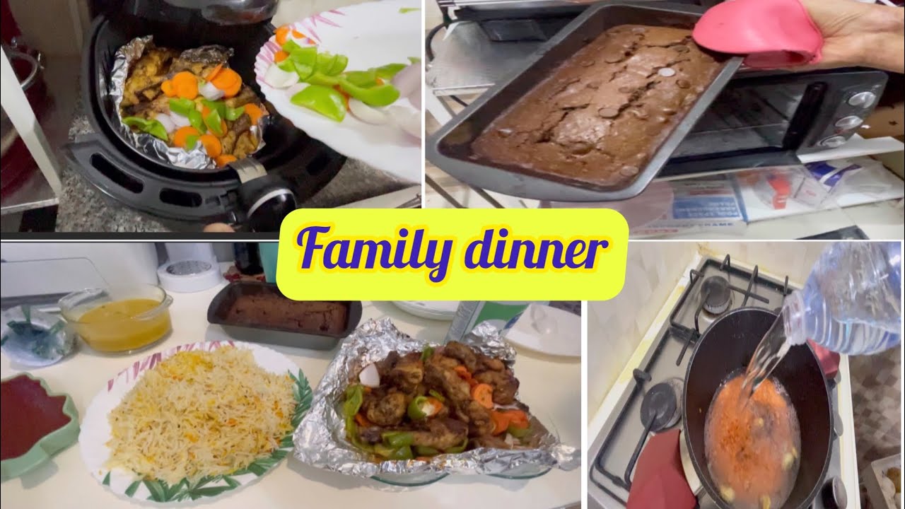 Make a special family dinner in a one hour simple and quick || cooking ...